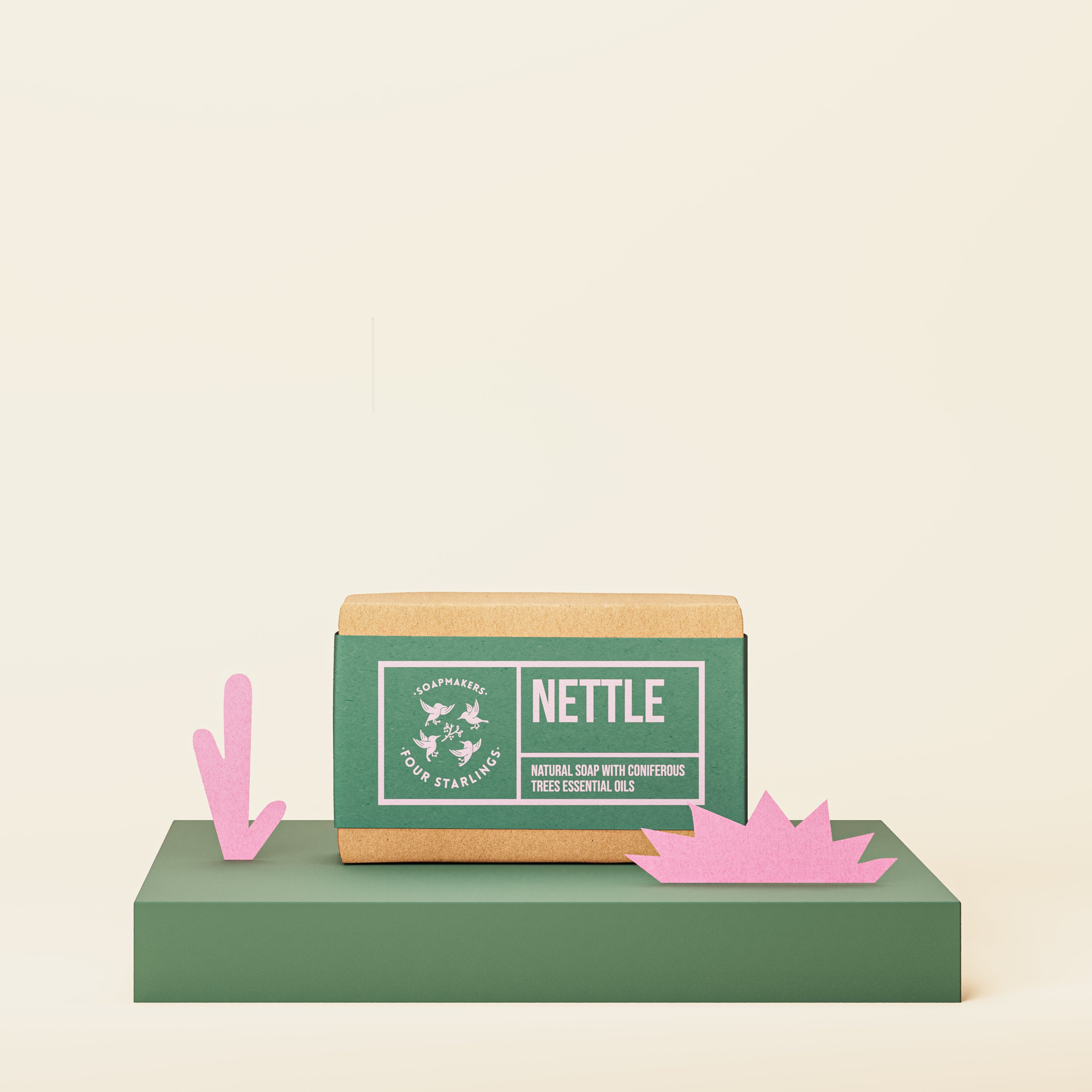 Nettle - Natural Bar Soap With Coniferous Trees Essential Oils – 4 ...